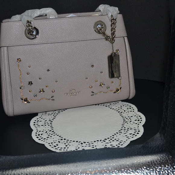 Coach | Bags | Coach Brooke Chain Carryall With Crystal Rivets | Poshmark